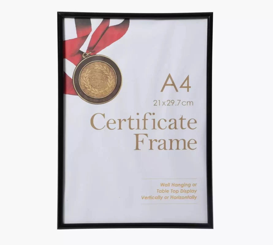 Certificate(A4) / Diploma(A4) Frame – KM Framing